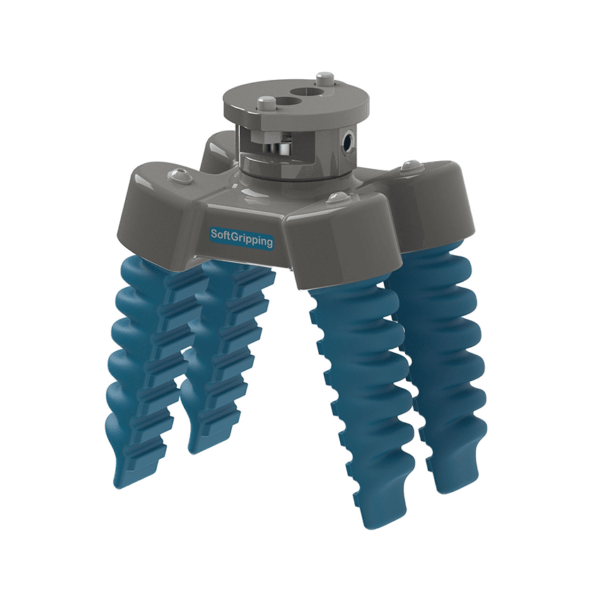 SoftGripping 4 Finger Zentrischgreifer - Unchained Robotics